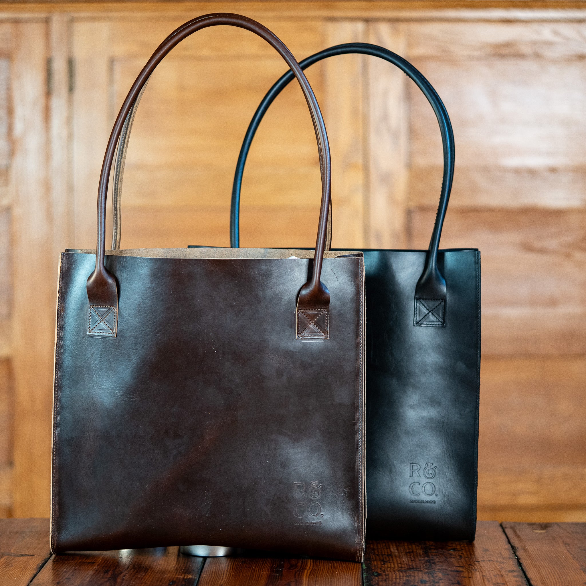Leather tote bag for men store