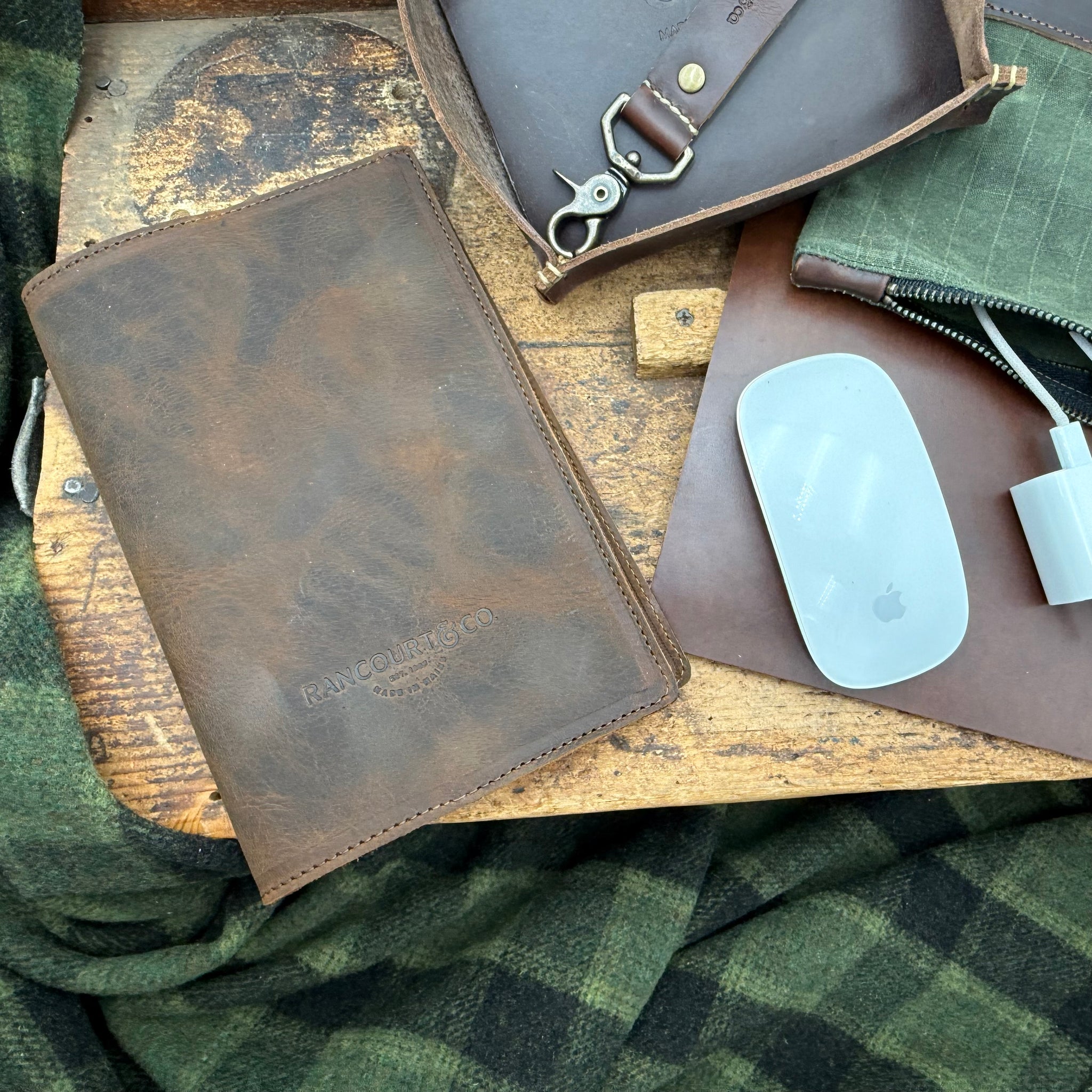 Kineo Rye Crazy Horse Leather Journal | Rancourt & Co. | Men's Boots ...
