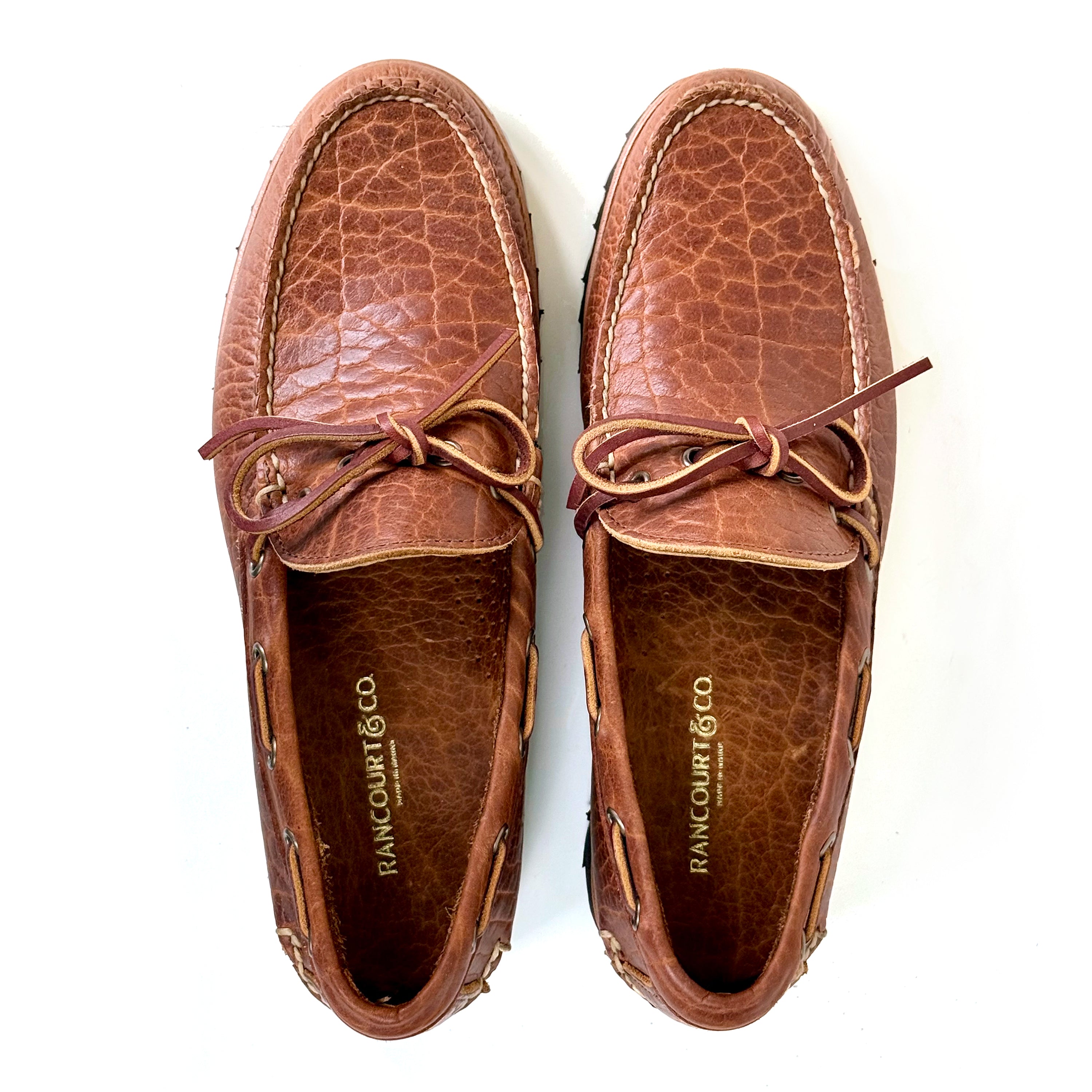 Belgrade Camp Loafer - Cognac Bison | Rancourt & Co. | Men's Boots and ...