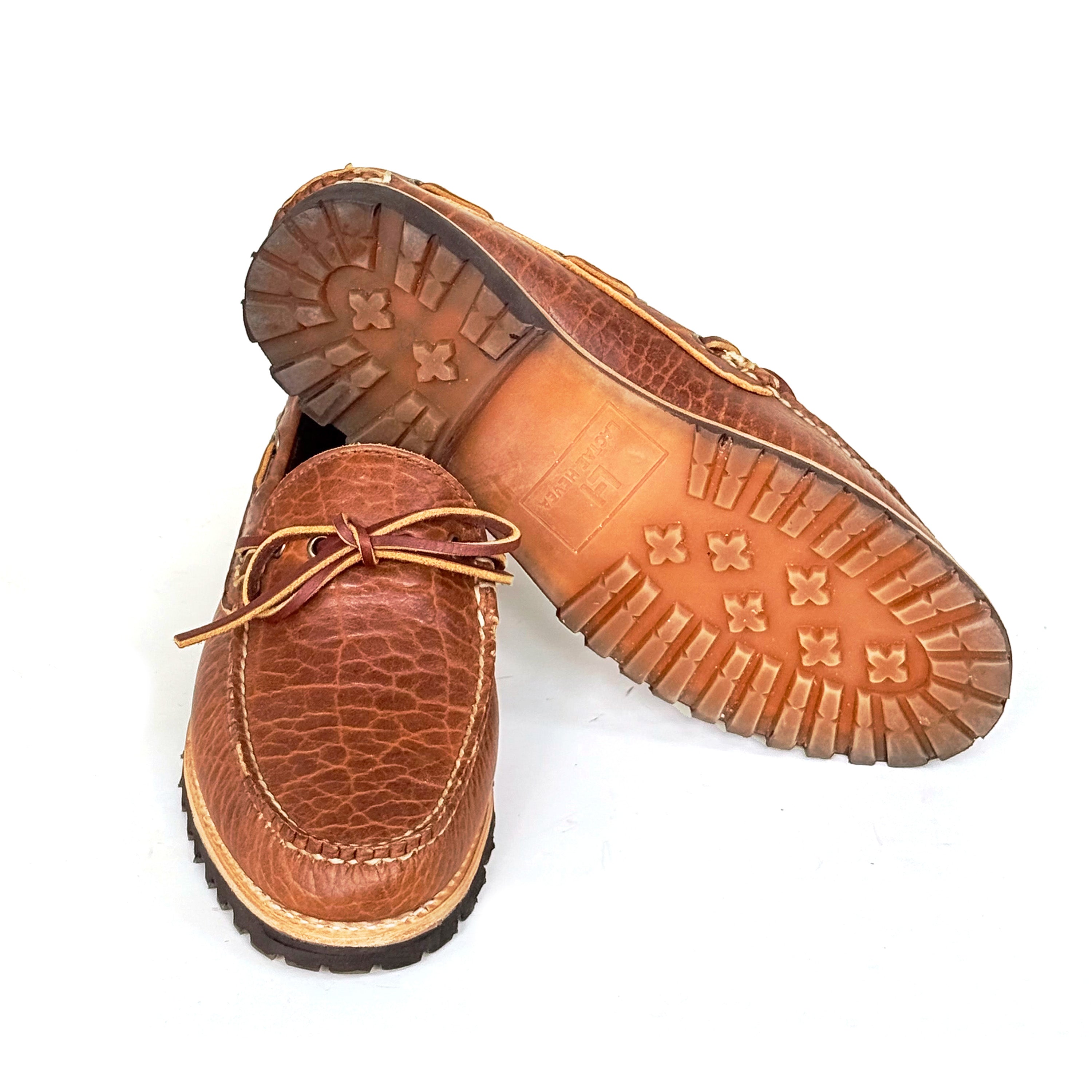 Belgrade Camp Loafer - Cognac Bison | Rancourt & Co. | Men's Boots and ...